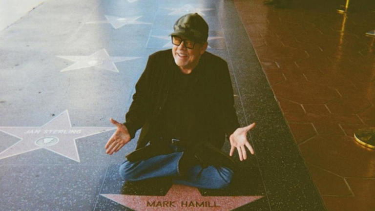 Mark Hamill calls Darth Vader cosplayer 'Dad' while greeting people