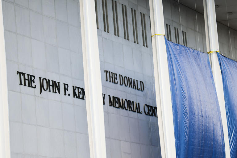 ‘Take back the Kennedy Center': Protest held against renaming iconic DC ...