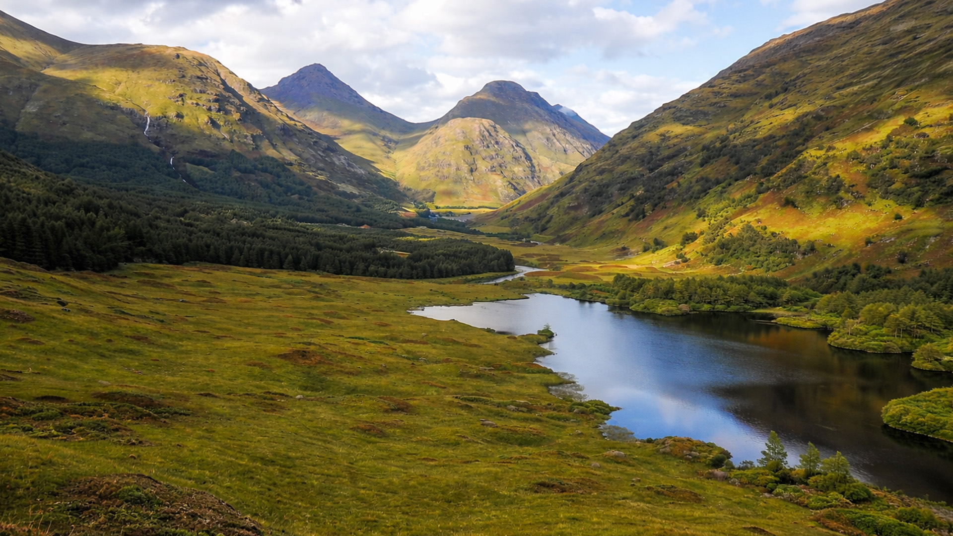 La vallée qui semble irréelle