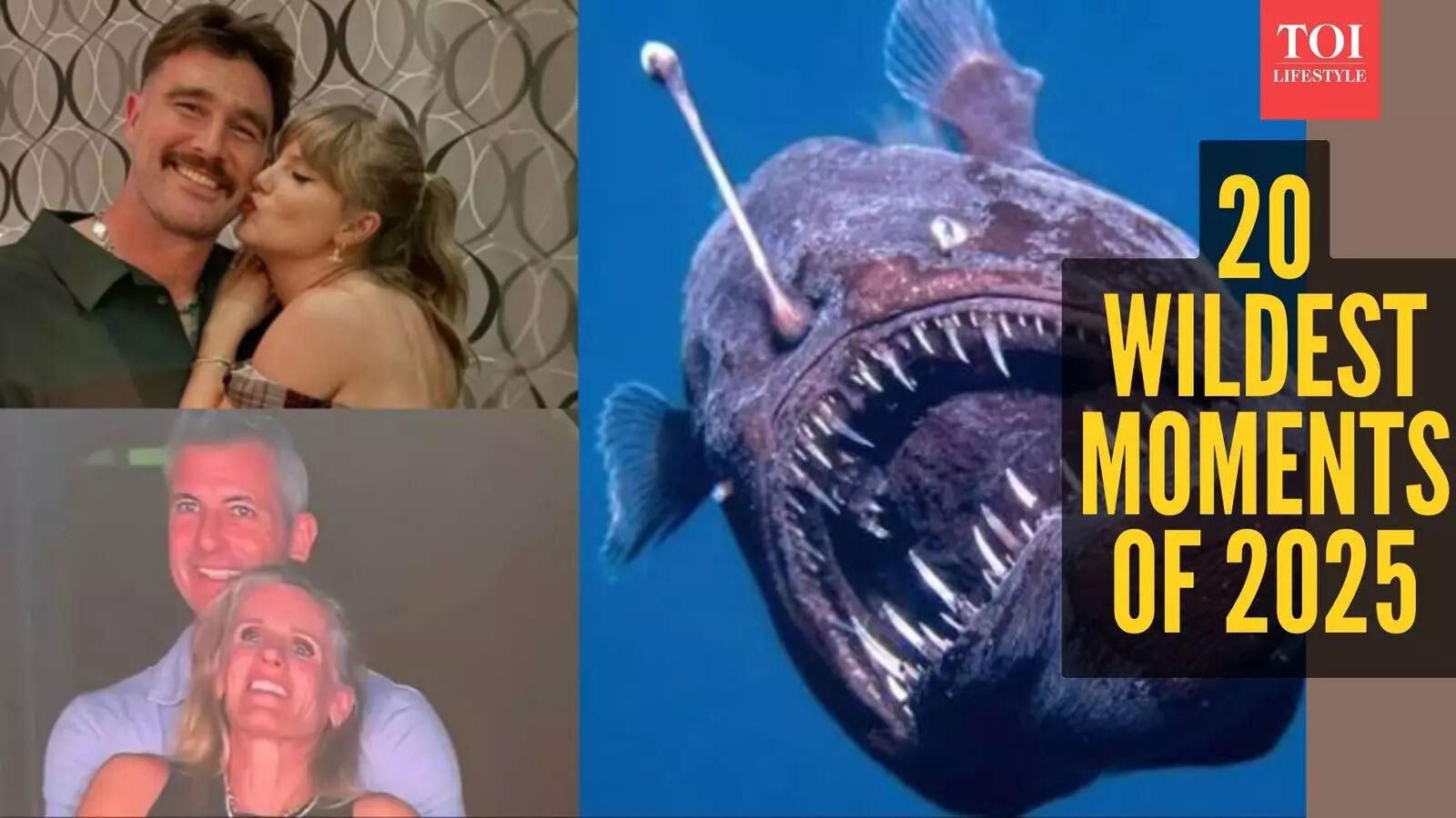 Taylor Swift to abyss fish 20 wildest, most unforgettable moments of 2025