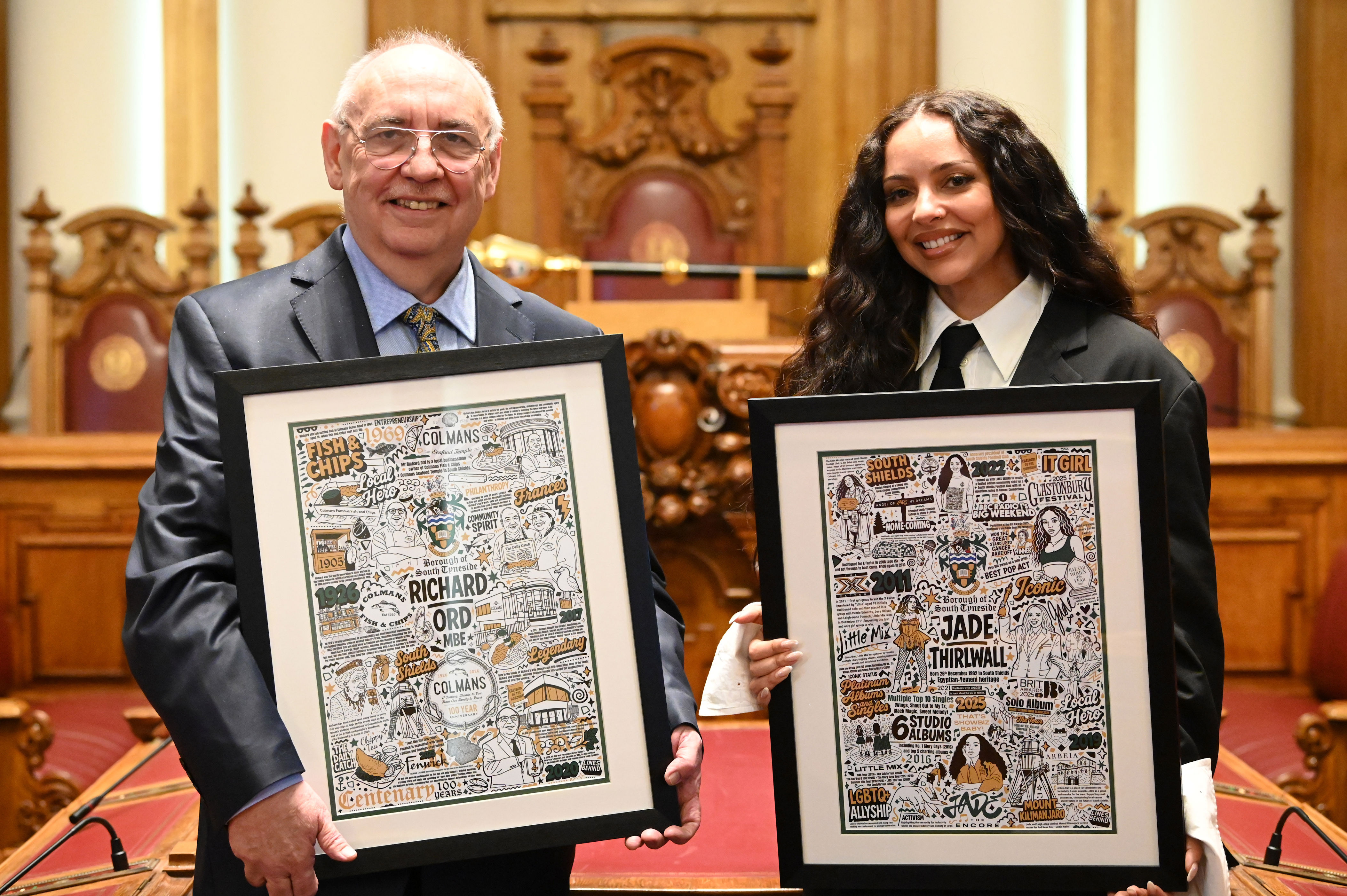 14 amazing pictures as South Shields' Jade Thirlwall given borough’s ...