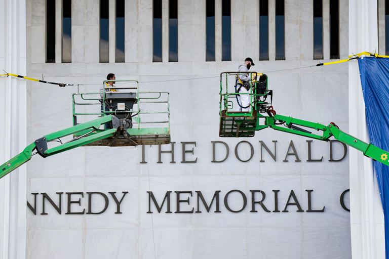 ‘Take back the Kennedy Center': Protest held against renaming iconic DC ...