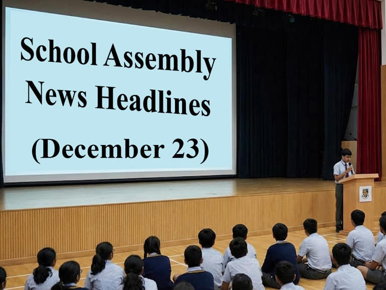 School assembly news headlines today [December 23]: Top national ...