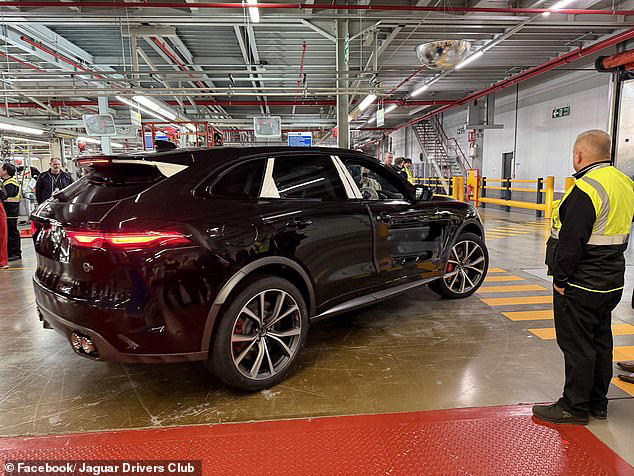 Last ever petrol Jaguar comes off the production line