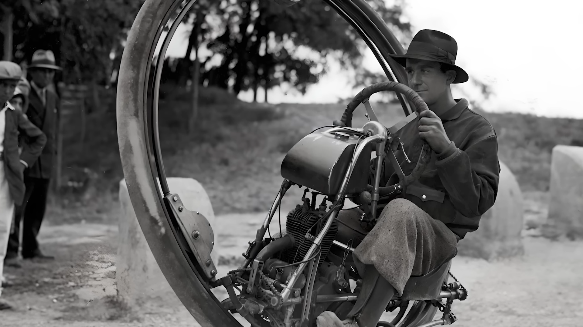 This one-wheeled vehicle terrified engineers