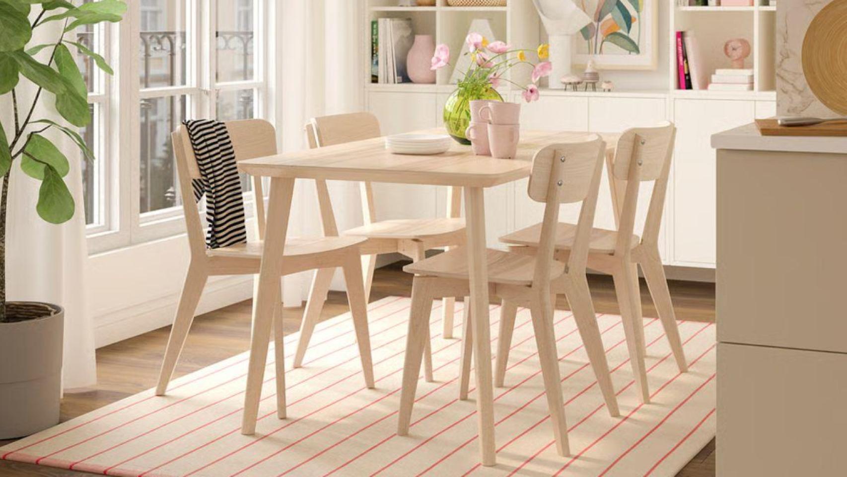Esta es la mesa de Ikea más versátil: la puedes colocar en el salón, la ...