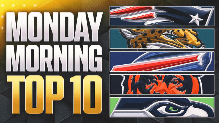 Monday morning NFL top 10 rankings: A new No. 1; Bears, Jaguars climb ...