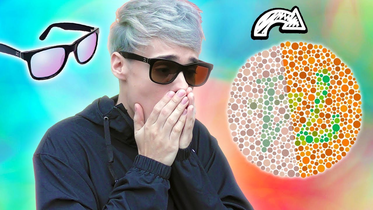 Trying color‑fixing glasses for color blindness