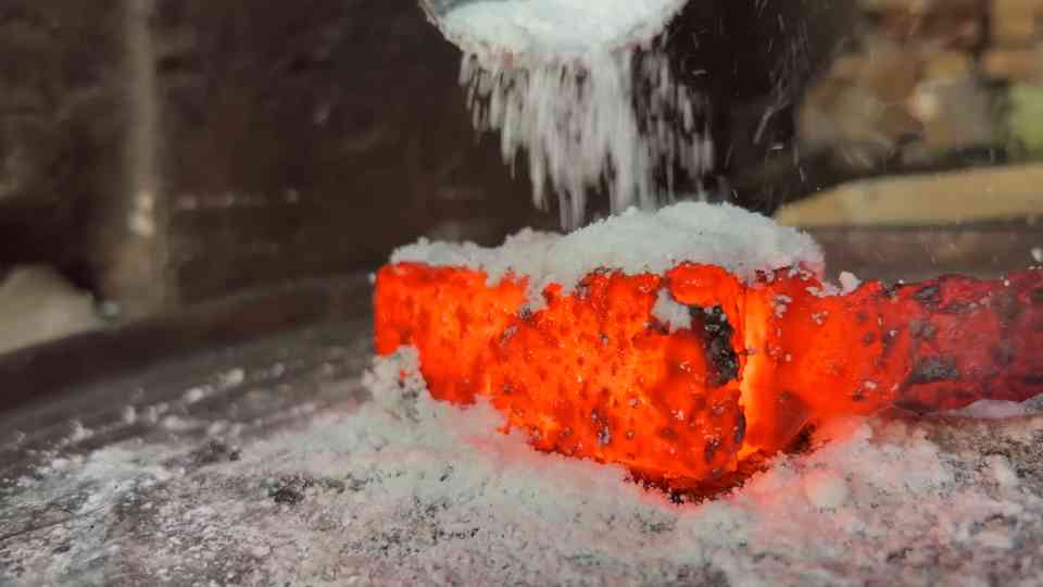 Making a heirloom knife from scrap metal