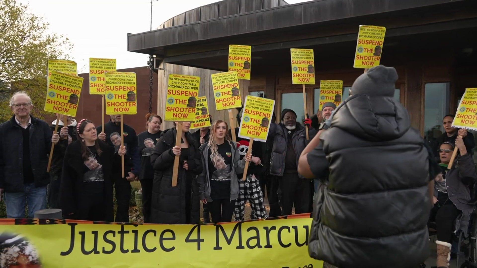 Family call for action over son shot dead by police