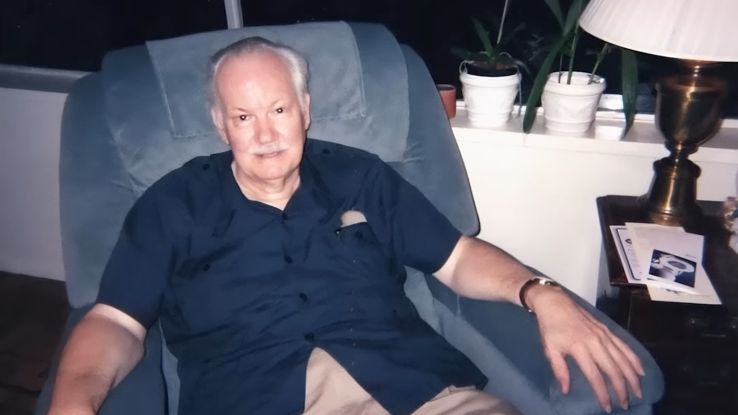 What happened when a man met a smiling visitor on a dark highway