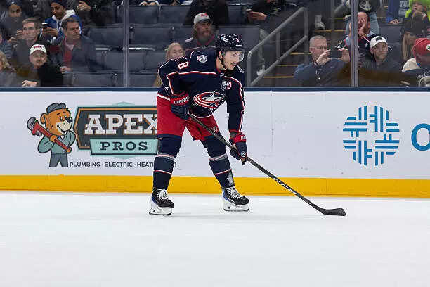 Blue Jackets defenseman Zach Werenski suffers scary lower-body injury ...