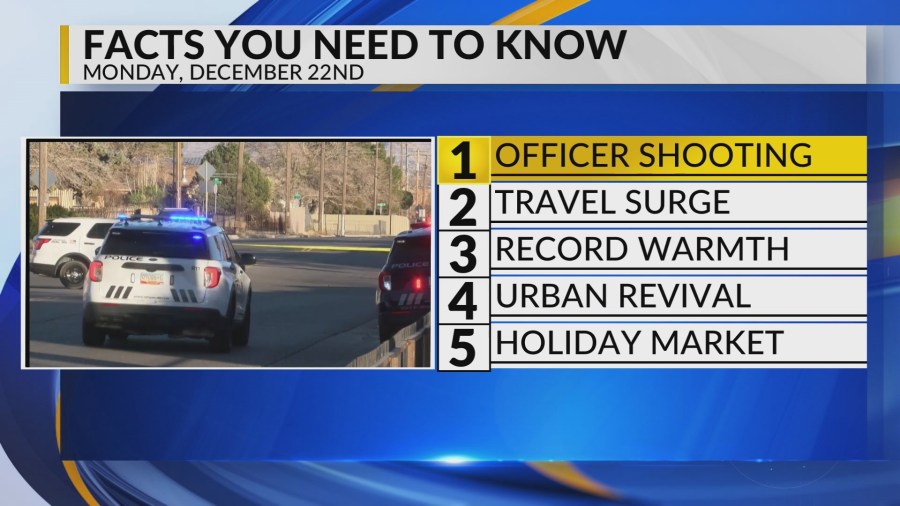 Albuquerque police shooting, holiday travel surge, warm weather, street ...