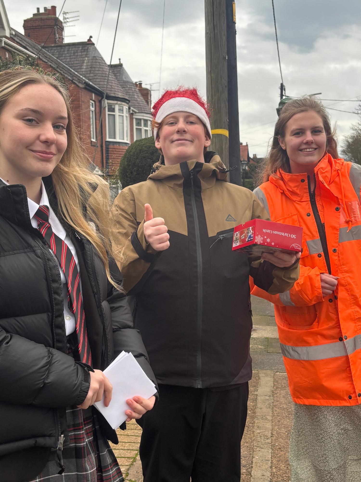 St Benet Biscop students in Bedlington spread Christmas cheer with ...