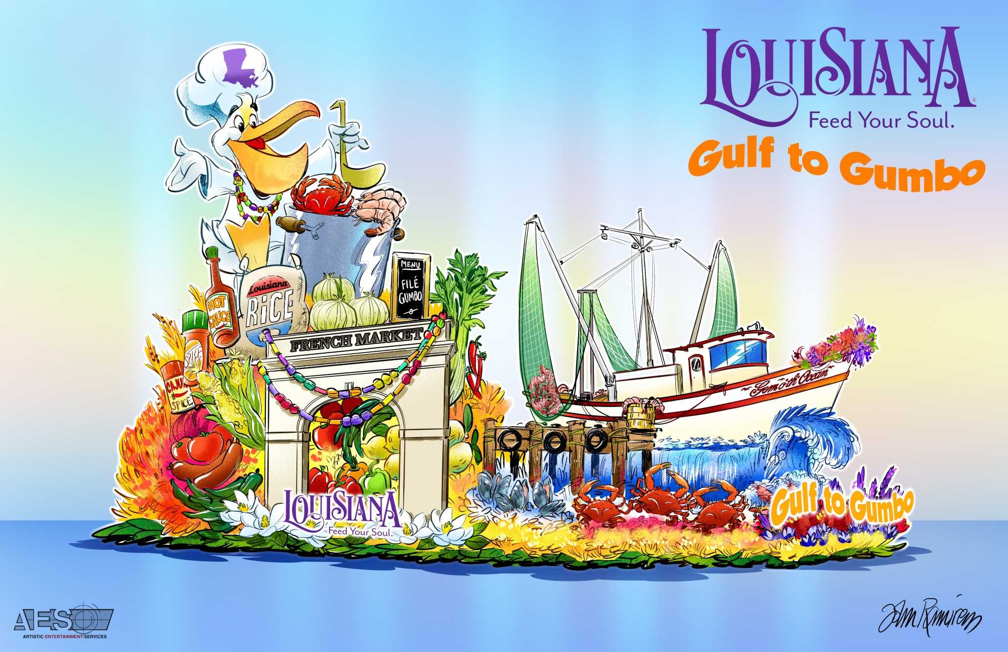 From Gulf to gumbo: Rose Parade float to highlight all things Louisiana