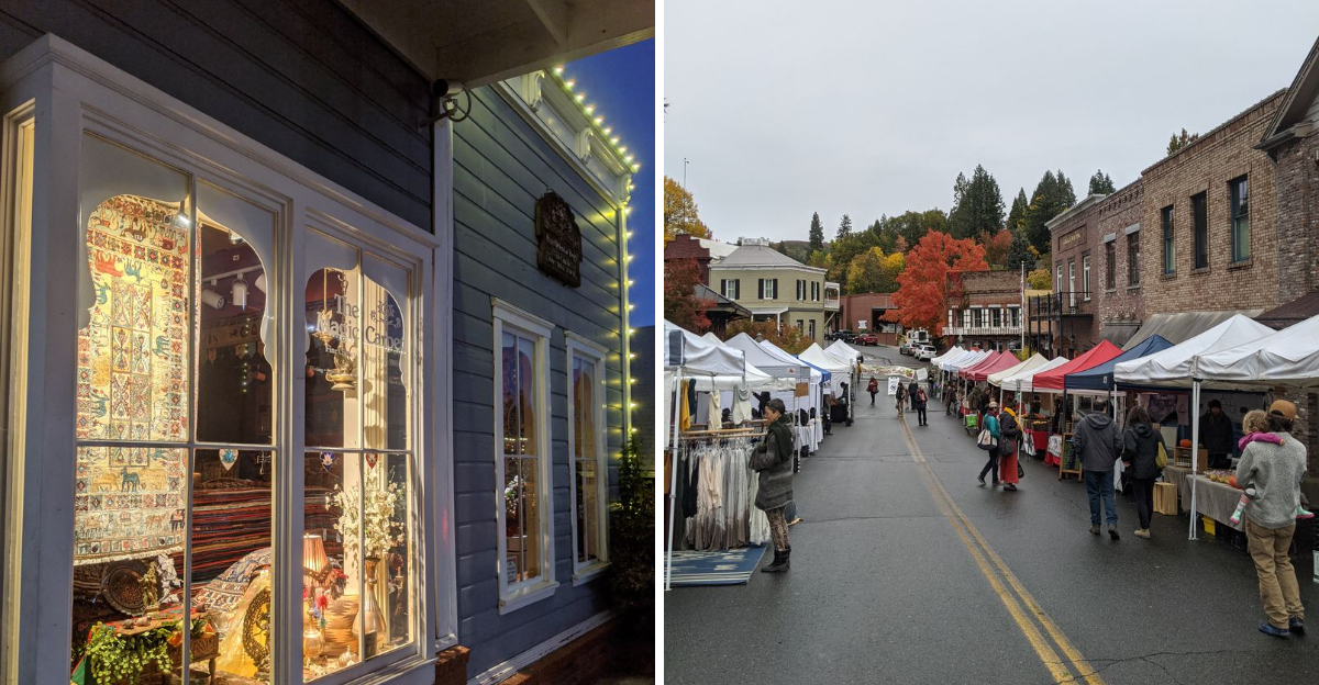California has a foothill town where decorated streets, local shops ...