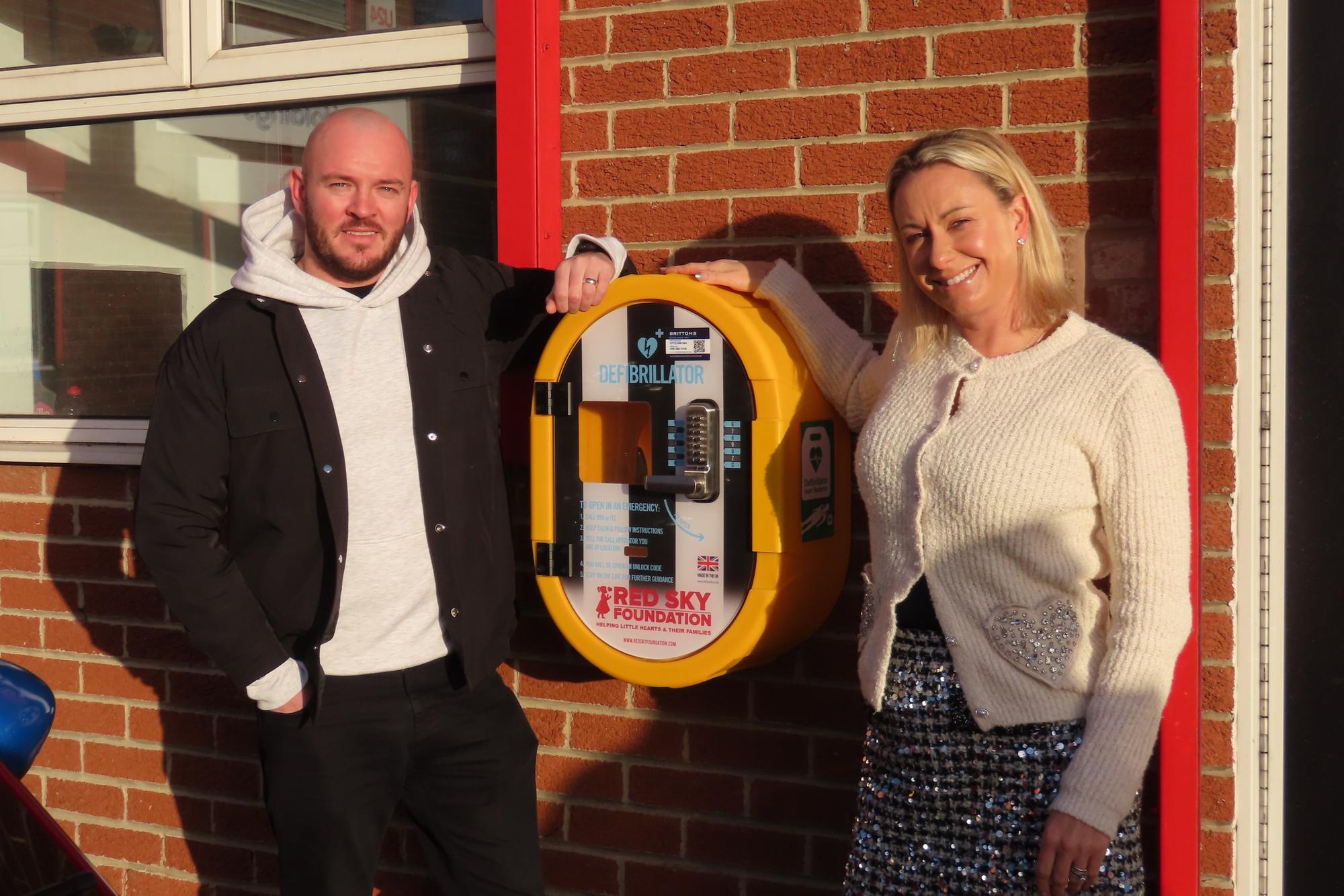 Defibrillator installed at Camperdown Industrial Estate in North Tyneside