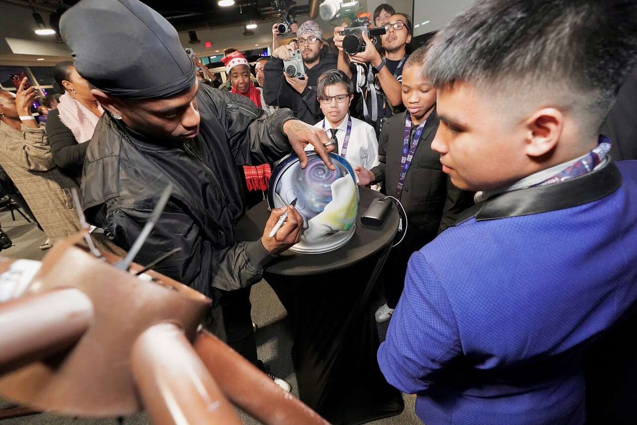 Travis Scott comes home to Houston for NASA and HISD partnership and ...