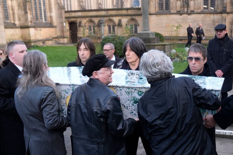 Liam Gallagher joins Stone Roses to carry hero Mani on final journey in ...