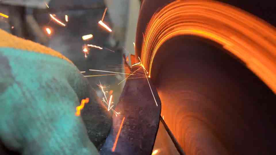 Making a heirloom knife from scrap metal