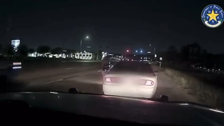 Video of DPS trooper shows what happens when drivers ignore a key Texas law