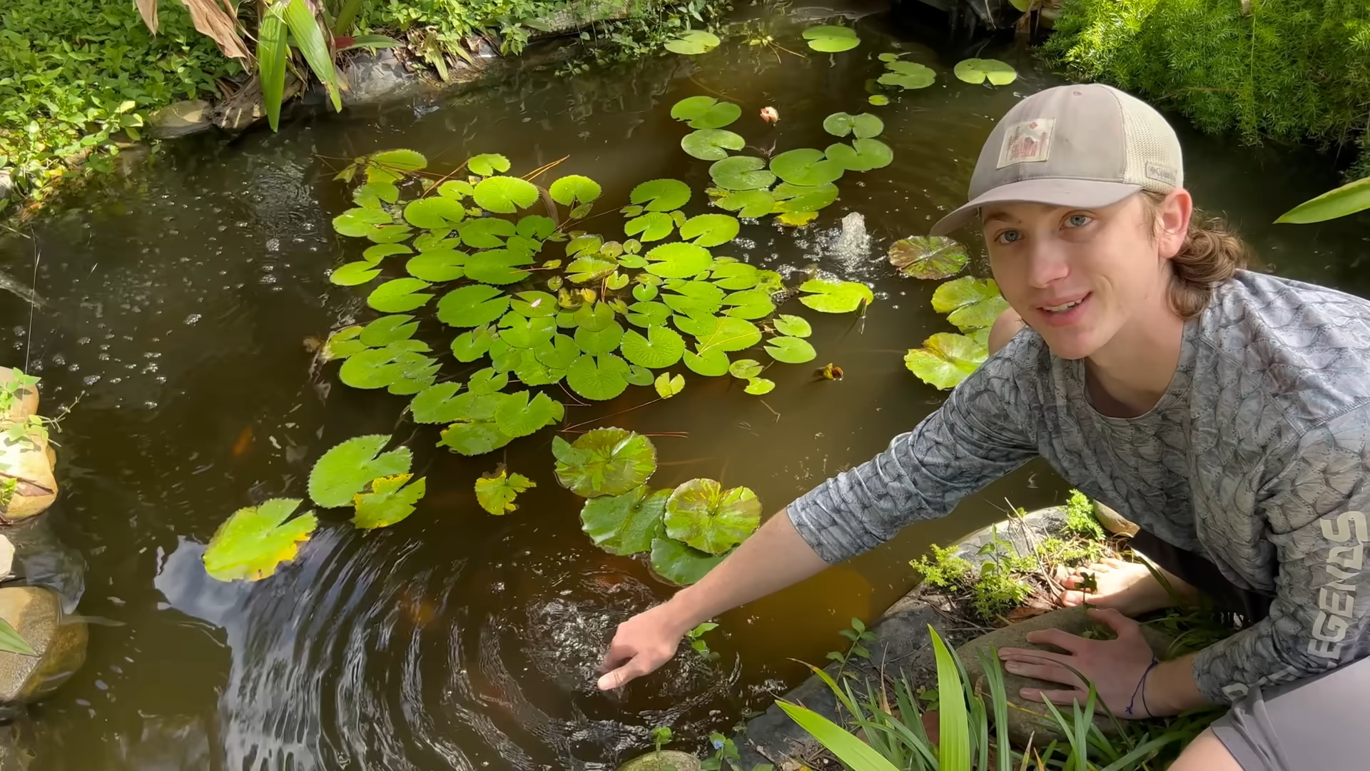 This muddy pond was hiding dozens of aquarium fish