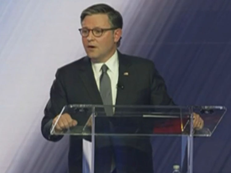 Speaker Johnson: "If we lose the House majority, the radical left will ...