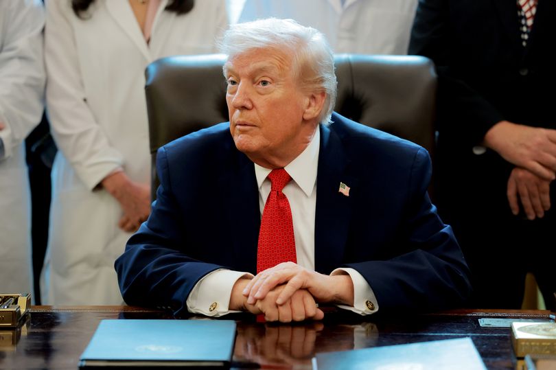 'Frightening' moment 'sweating' Donald Trump breaks down on live TV