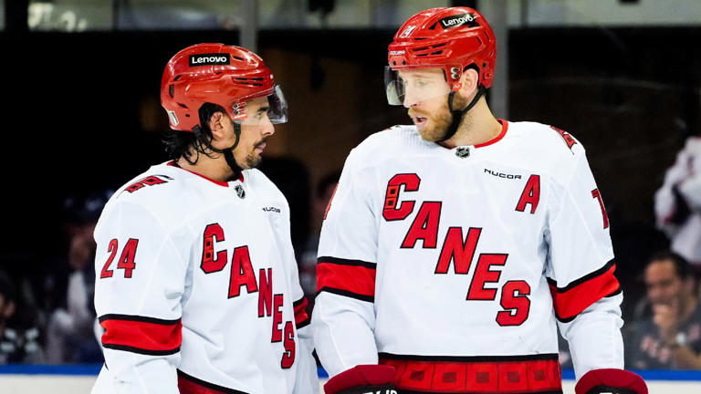 Hurricanes’ Seth Jarvis, Jaccob Slavin out week-to-week with injuries
