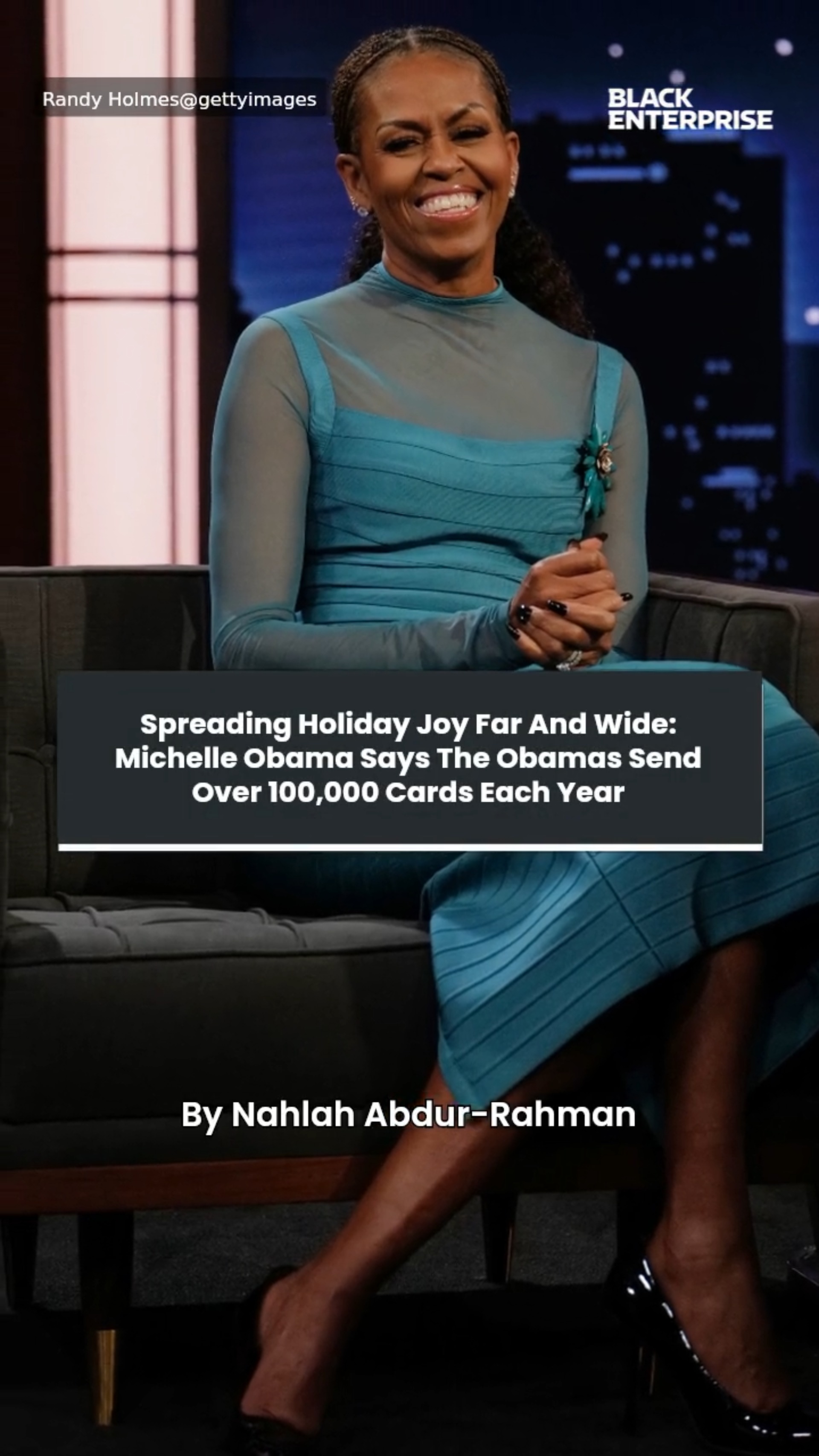 Spreading holiday joy far and wide: Michelle Obama says the Obamas send ...