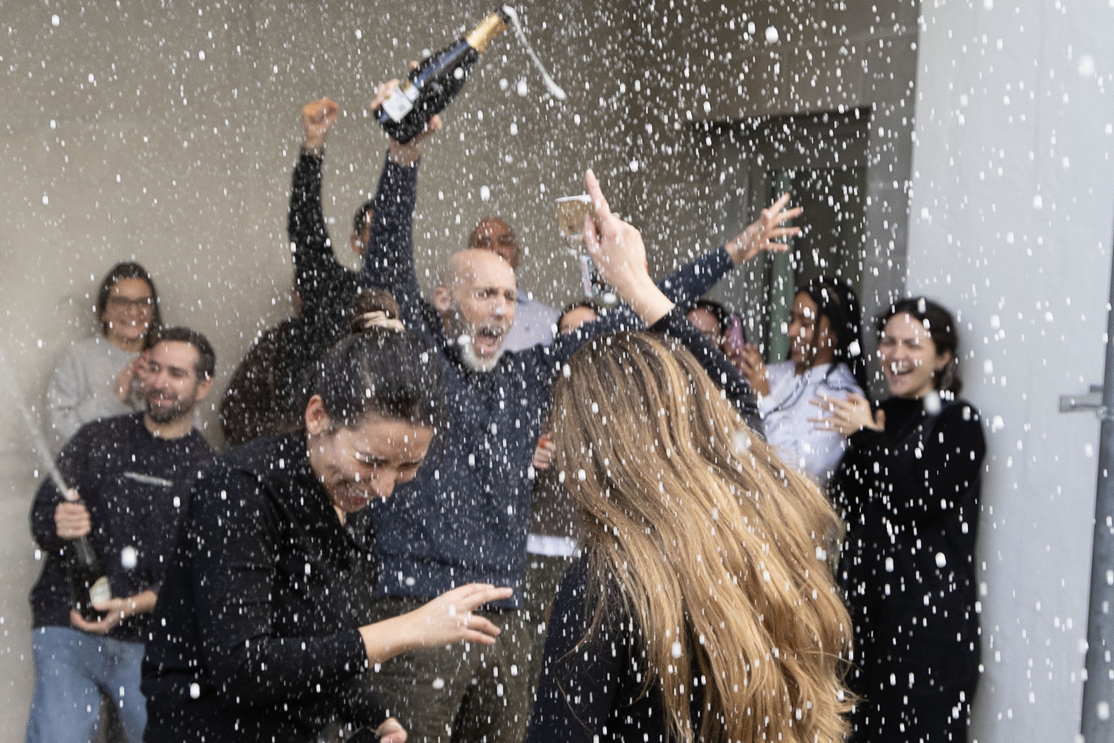 Celebración en Bimba y Lola por participaciones del segundo premio, el ...