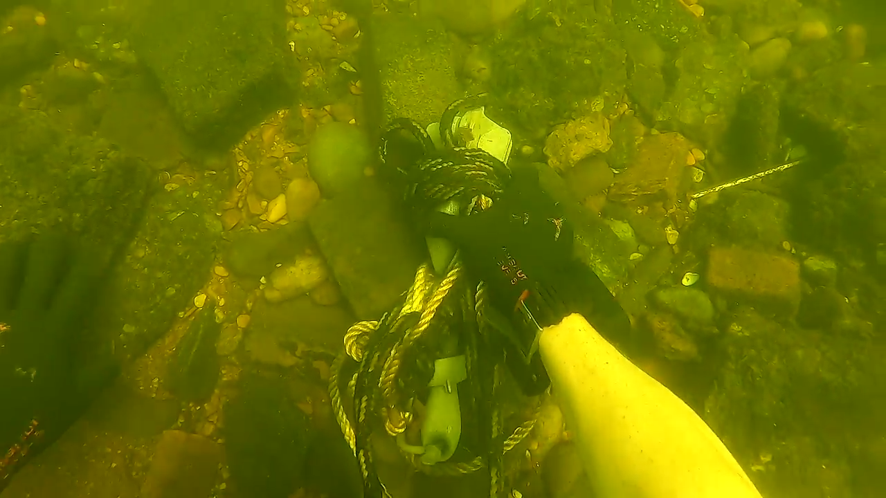 What happened when we found human remains in a river