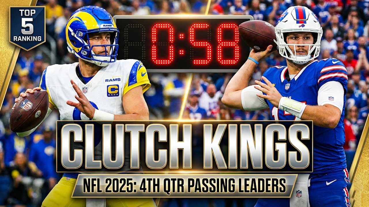 NFL 2025: Ranking the 5 Most Passing Yards in the Fourth Quarter this ...