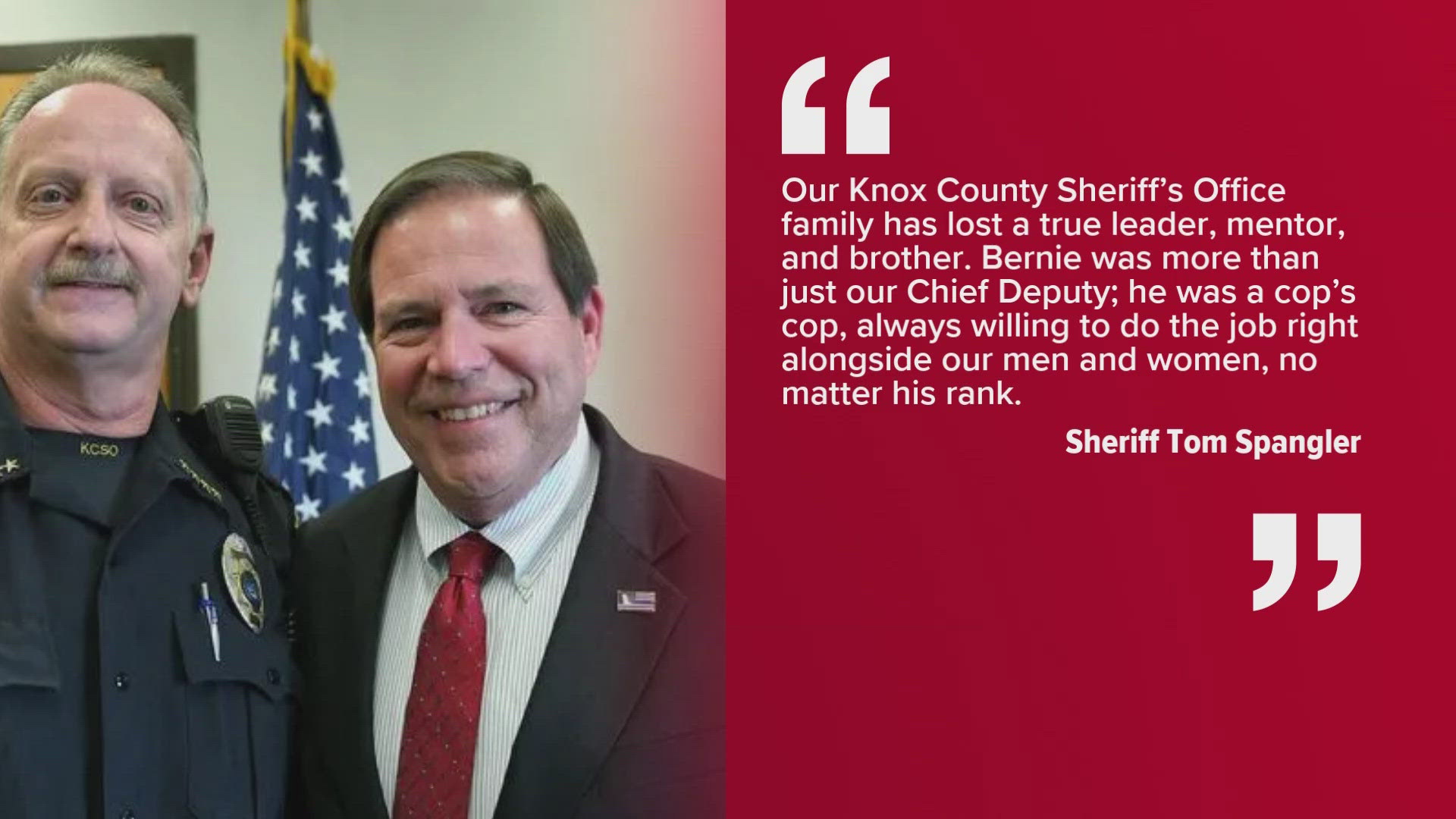 KCSO chief deputy Bernie Lyon passes away after spending nearly two ...