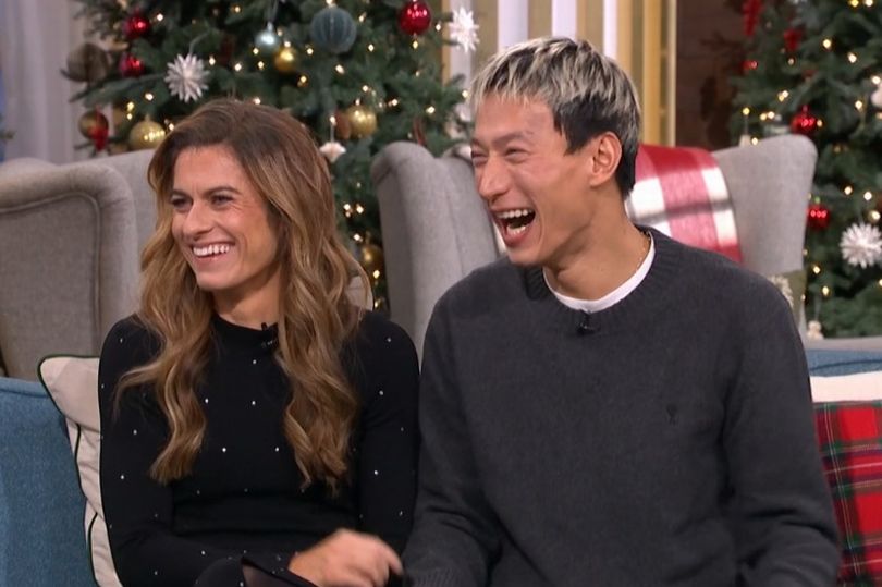 Strictly's Carlos Gu says 'she made me' to Karen Carney in first
