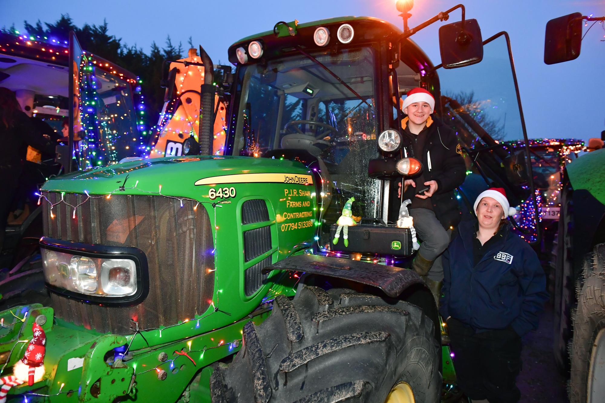 Festive tractor run is bigger and brighter than ever