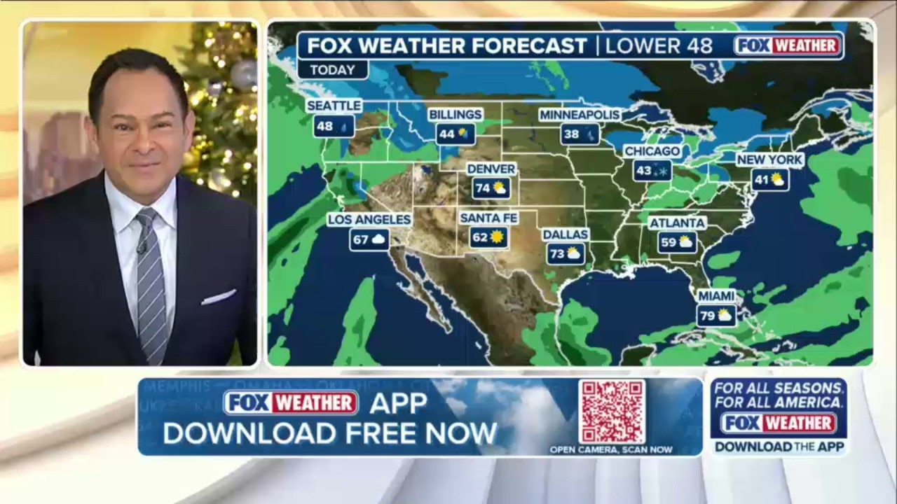 Weather in America: December 22, 2025