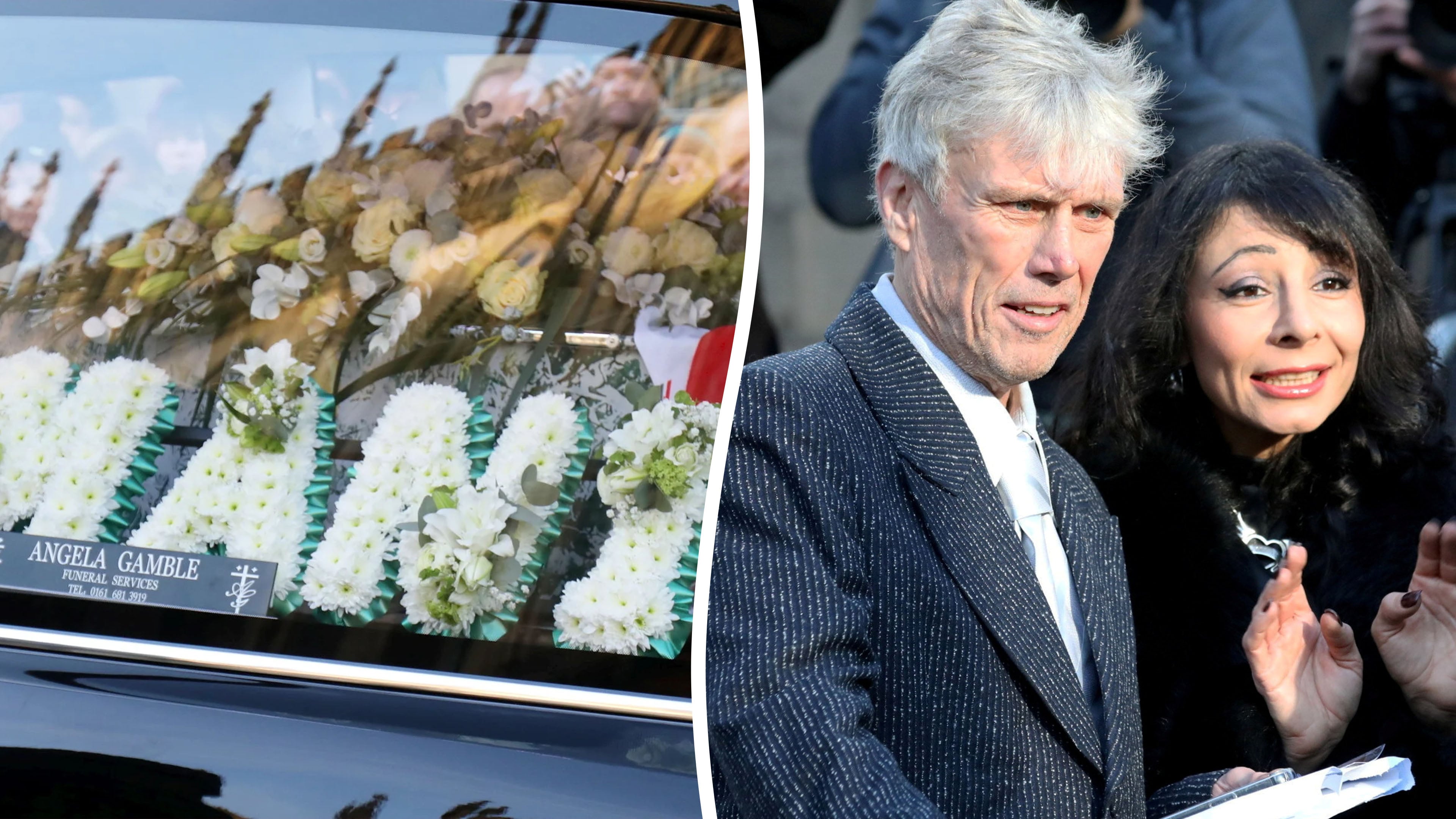 Funeral of Stone Roses bassist Mani at Manchester Cathedral