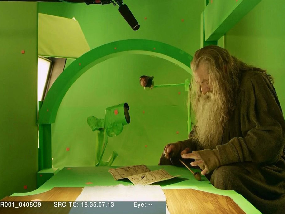 16 movie scenes without the green screen