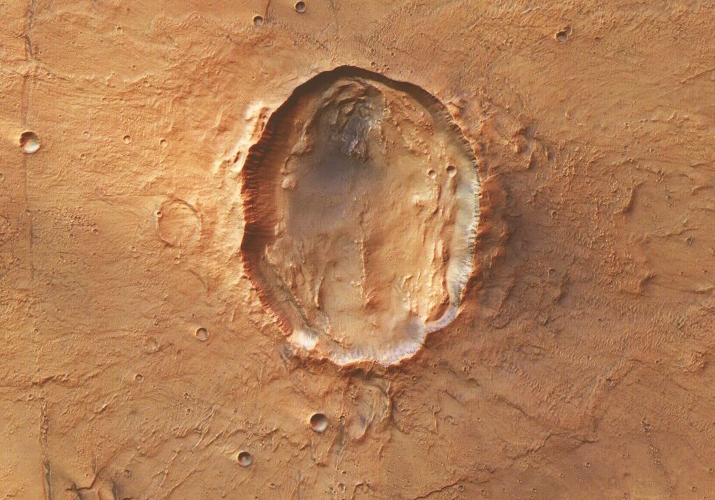 Space scientists spot city-sized butterfly on Mars