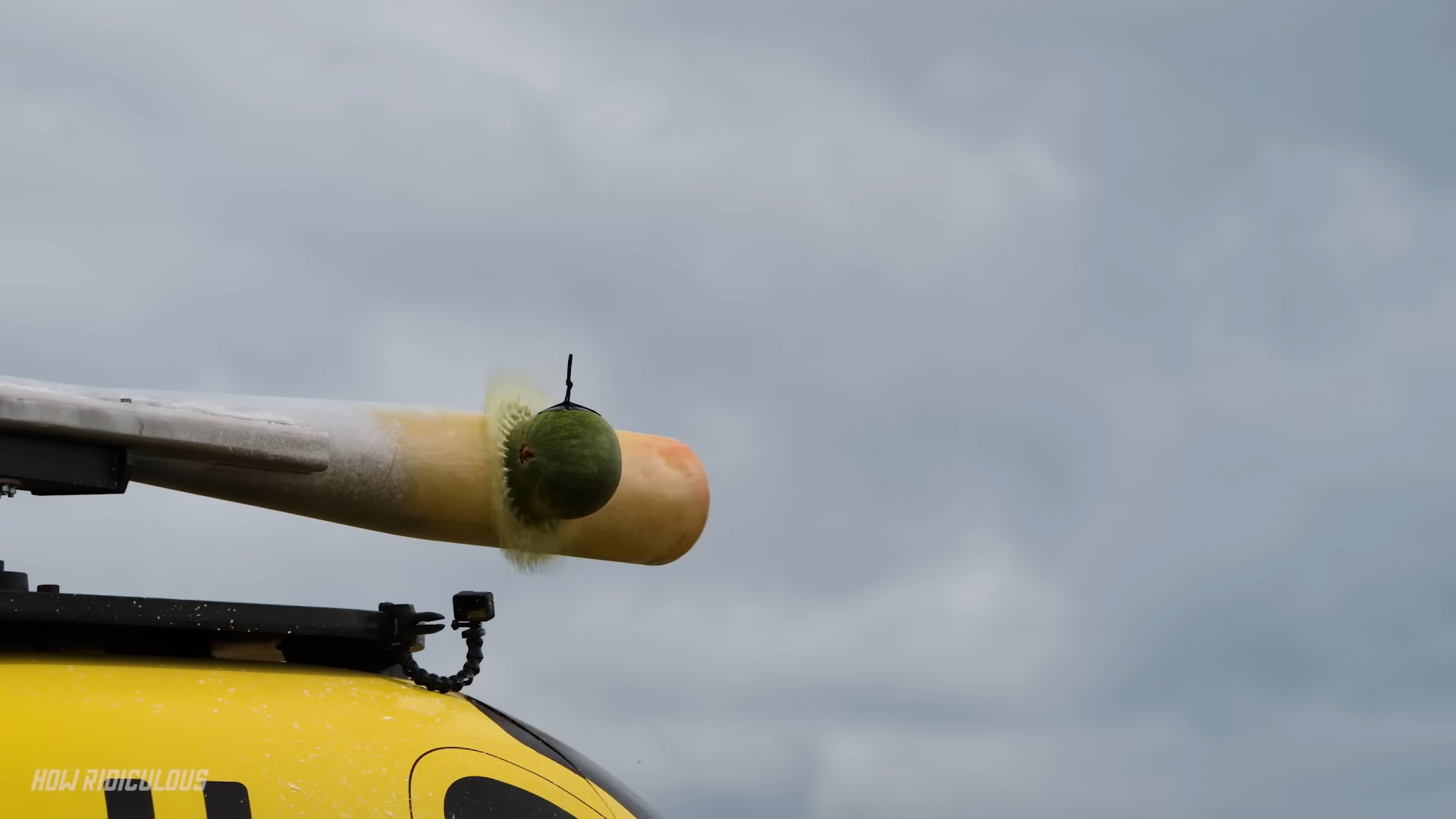 What will 155 mph helicopter-speed baseball bats do to solid objects?