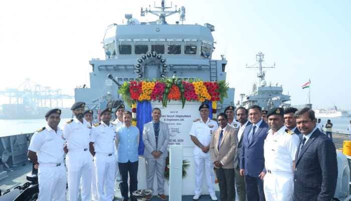 Indian Navy gets its third anti-submarine shallow water craft INS Anjadip