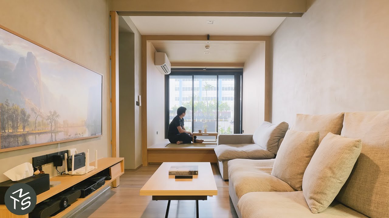 Flexible Japanese inspired apartment, Thailand 33sqm/355sqft