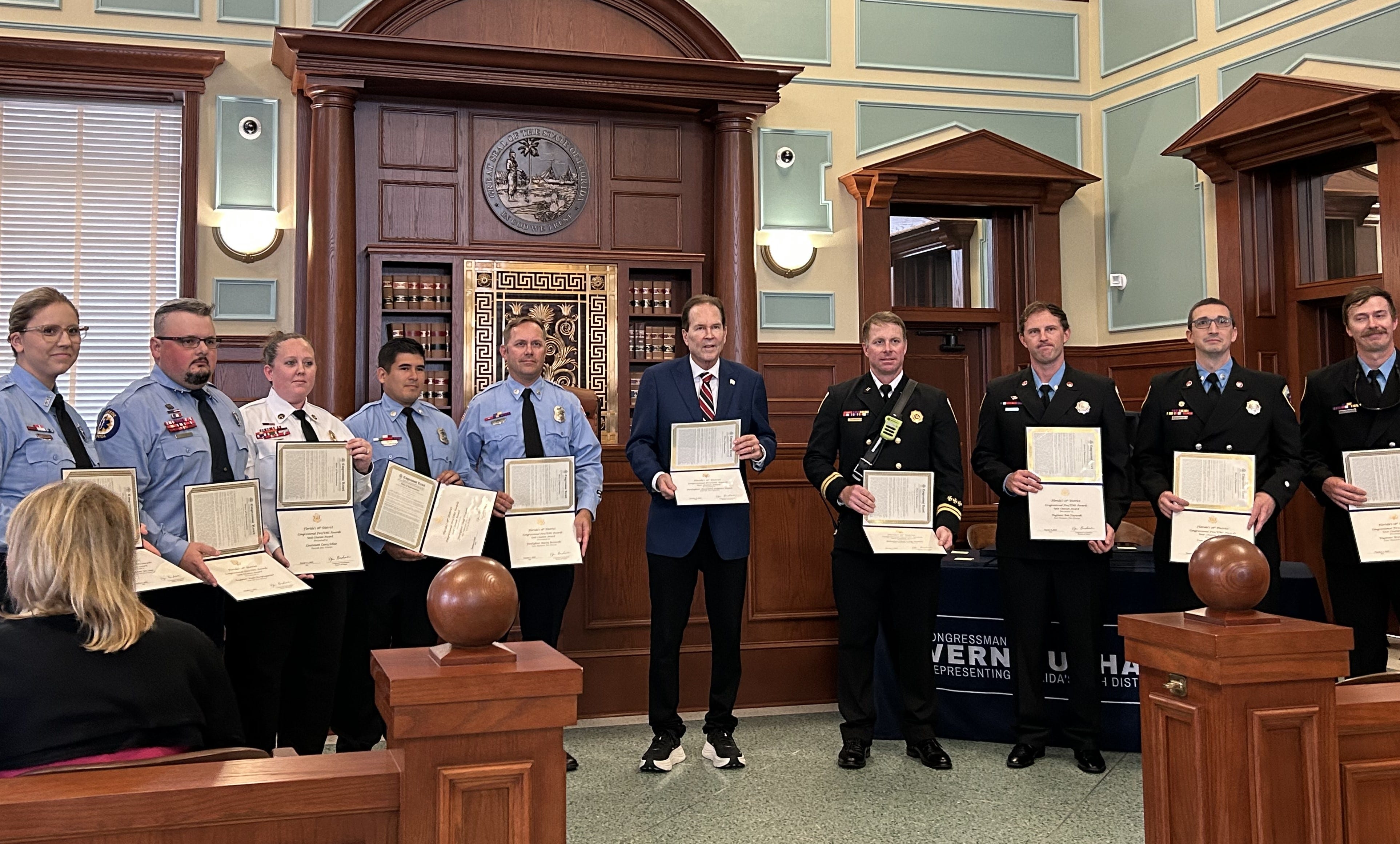 16th Congressional District honors fire and rescue first responders