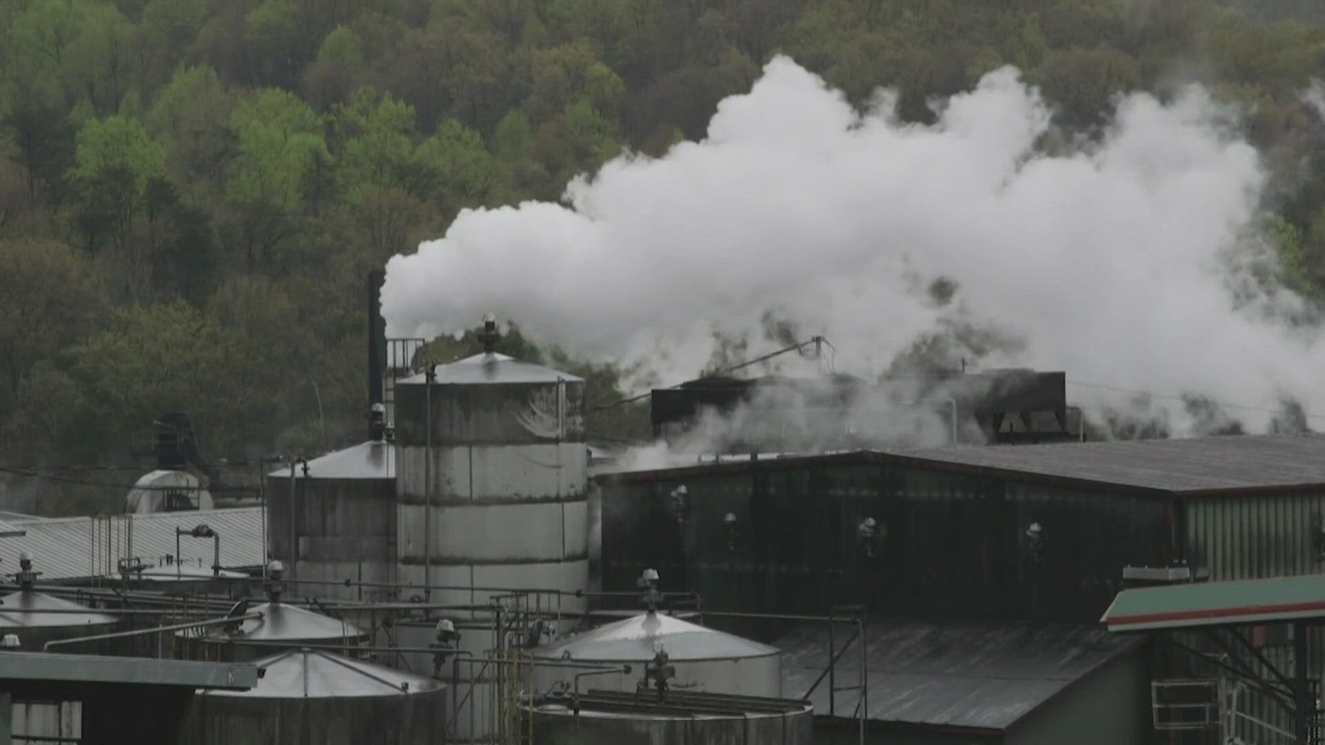 Jim Beam pauses production at Kentucky distillery