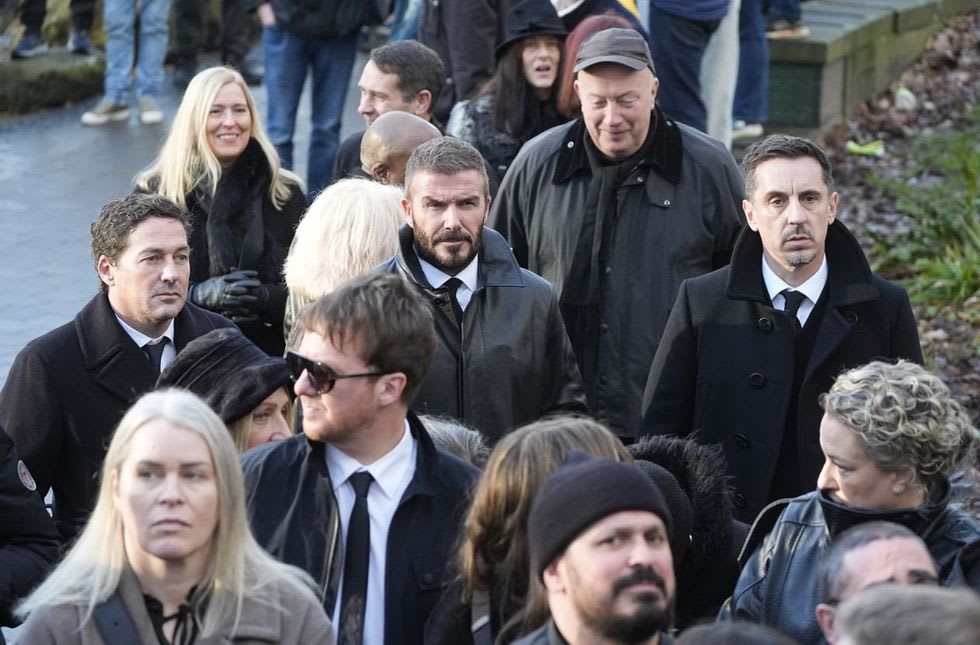 Sir David Beckham leads long line of celebrity attendees attending ...