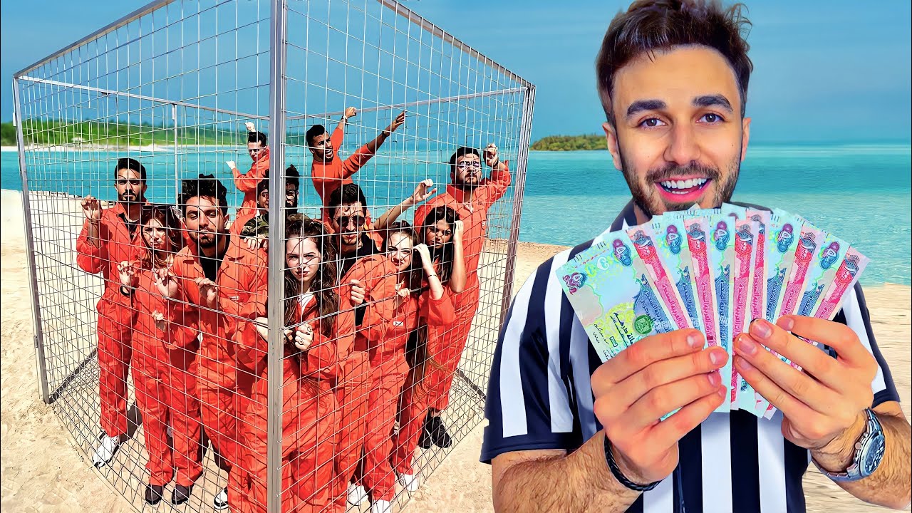 The biggest hide-and-seek game on an island with YouTubers 🏝️