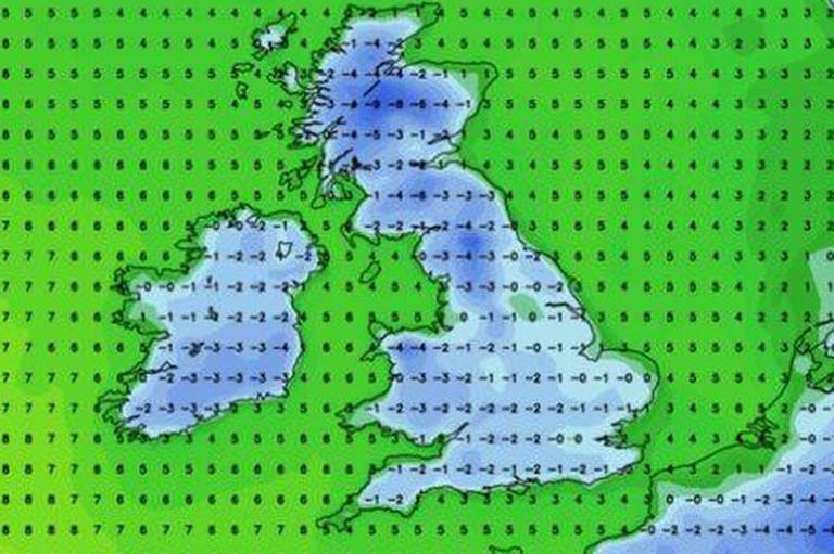 UK braces for -9C Arctic blast as 12 regions face bone-chilling freeze ...