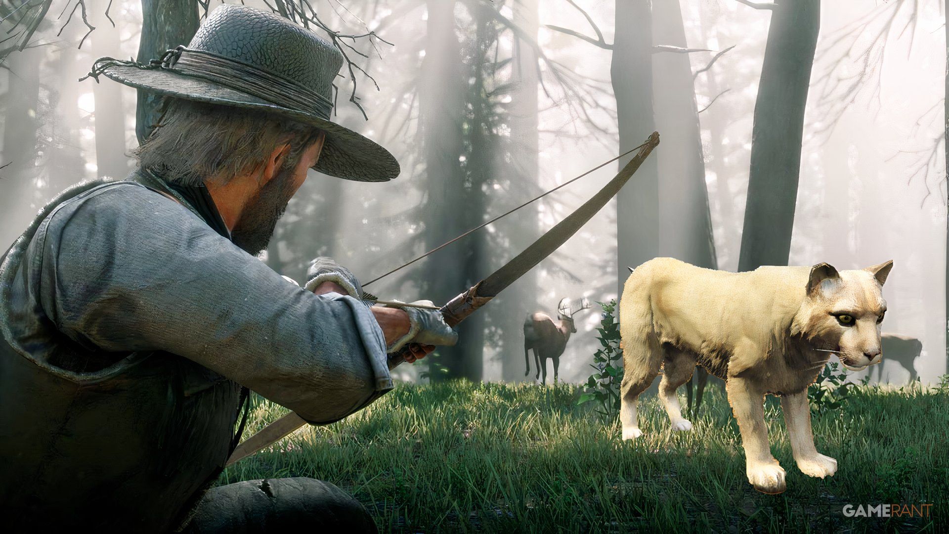 Red Dead Redemption 2 animal graphics compared to GTA 5