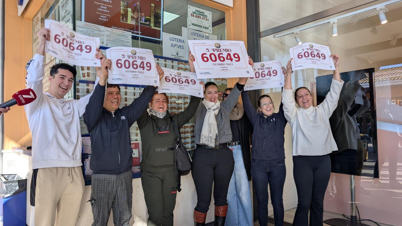 Aurora, la lotera del Plaza Mayor de Málaga que ha repartido 2,7 millones: "Cuando me he ...
